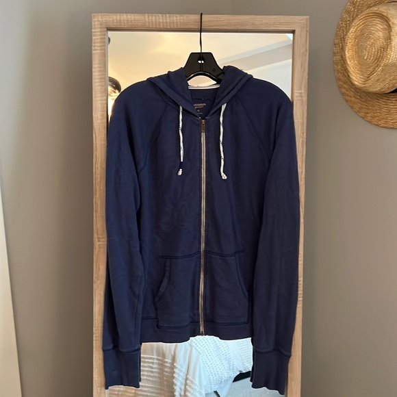 Arizona Jean Company | Tops | Arizona Jeans Co Blue Long Sleeve Zipup ...